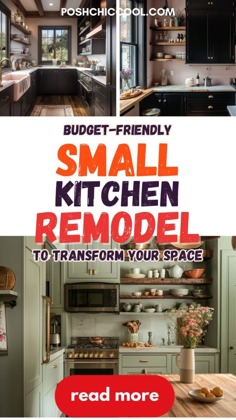 SMALL KITCHEN REMODEL: TIPS TO SAVE SPACE