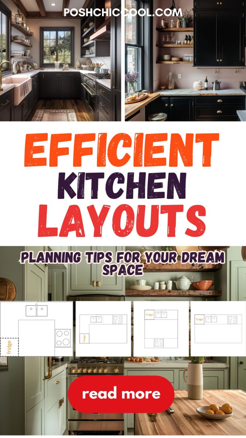 How to choose kitchen layout that works best for your space