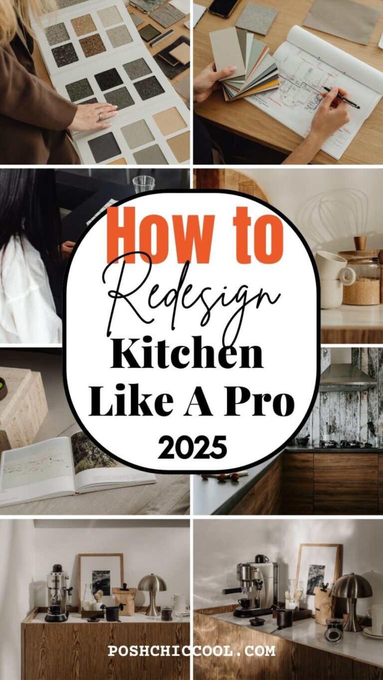 7 Easy Steps to Redesign Your Kitchen Like a Pro - Posh|Chic|Cool
