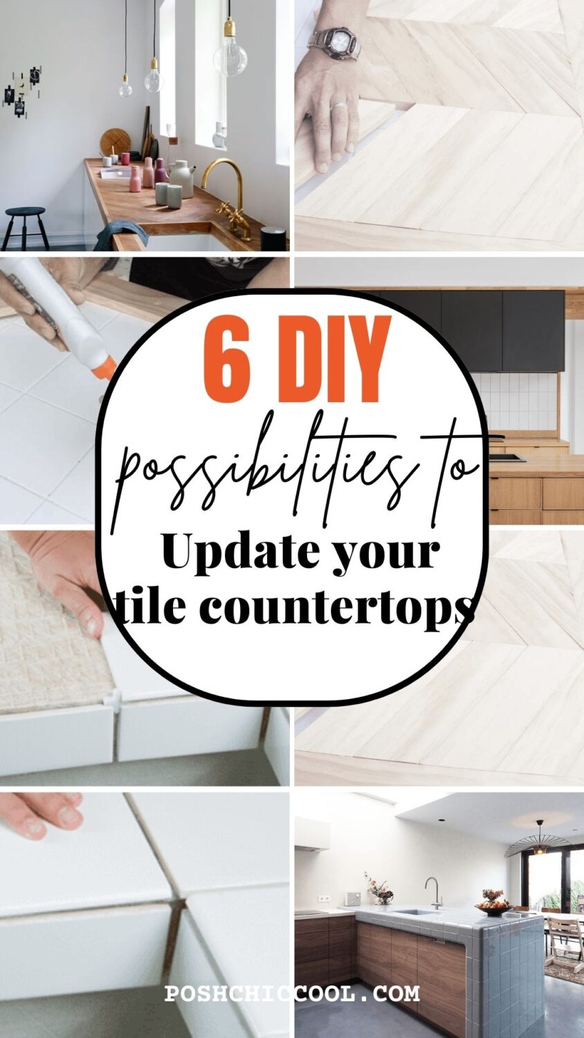 How to Update Tile Countertops: 6 DIY Possibilities
