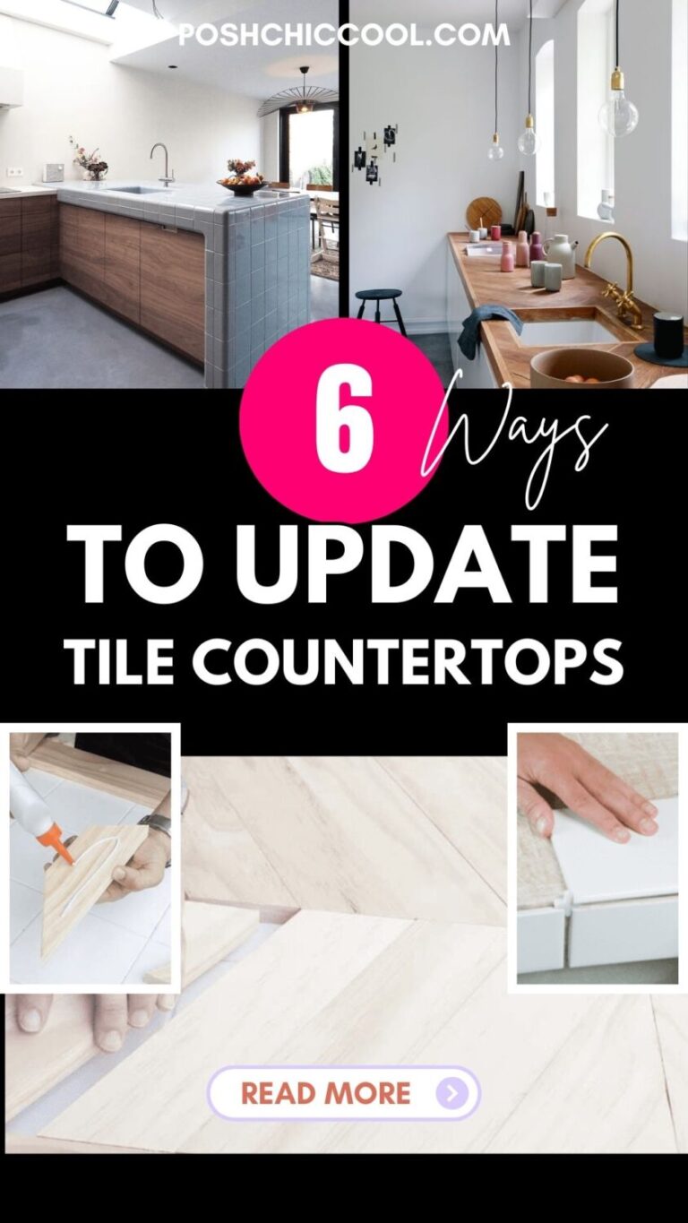 How to Update Tile Countertops: 6 DIY Possibilities