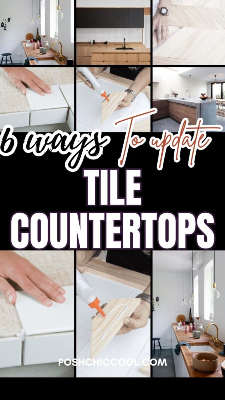How to Update Tile Countertops: 6 DIY Possibilities