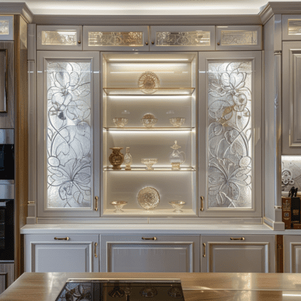 Decorating Glass Kitchen Cabinets: 6 Amazing Ideas to Copy - Posh|Chic|Cool