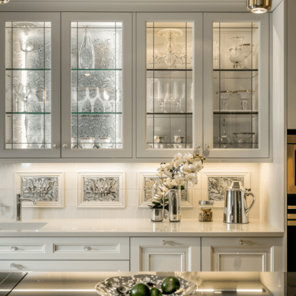 Decorating Glass Kitchen Cabinets: 6 Amazing Ideas to Copy - Posh|Chic|Cool