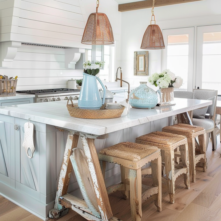 10 Easy Ways To Nail A Coastal Kitchen Design - Posh|Chic|Cool