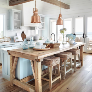 10 Easy Ways To Nail A Coastal Kitchen Design - Posh|Chic|Cool