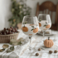 11 Insanely Cute Fall Wine Glass Painting Ideas - Posh|Chic|Cool