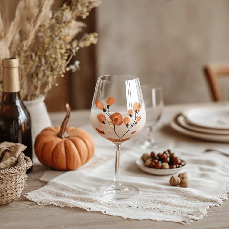 11 Insanely Cute Fall Wine Glass Painting Ideas - Posh|Chic|Cool