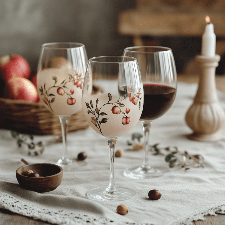 11 Insanely Cute Fall Wine Glass Painting Ideas - Posh|Chic|Cool