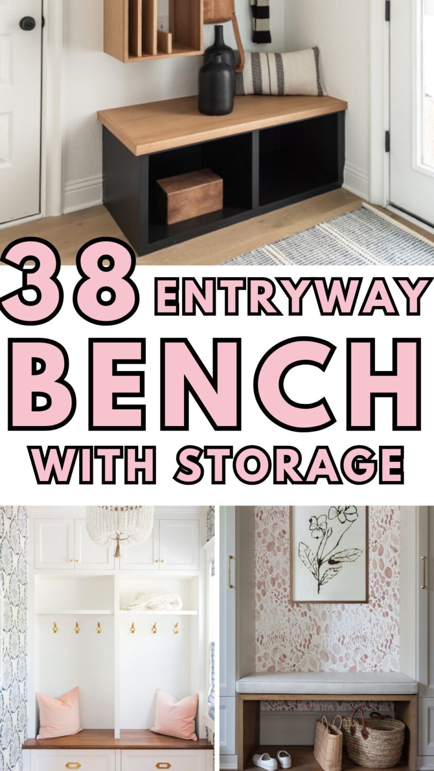 39 Fabulous Entryway Bench With Storage Design Ideas To Copy - Posh ...