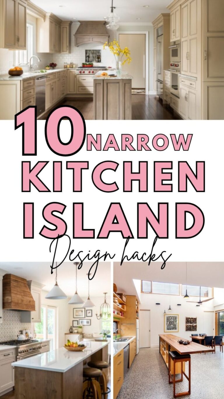 10 Game-Changing Ideas for a Functional Narrow Kitchen Island - Posh ...