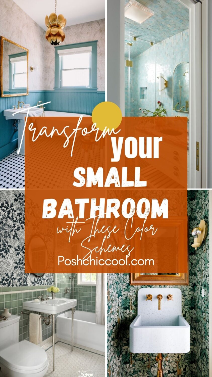 The Best Color Schemes for Small Bathrooms to Create a Bigger Feel ...