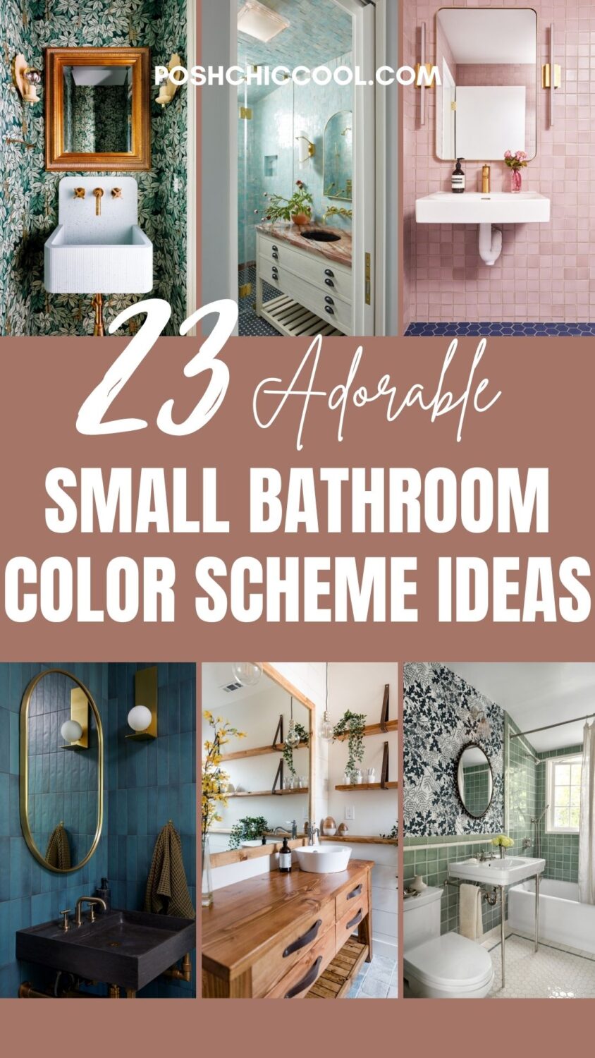 The Best Color Schemes for Small Bathrooms to Create a Bigger Feel ...