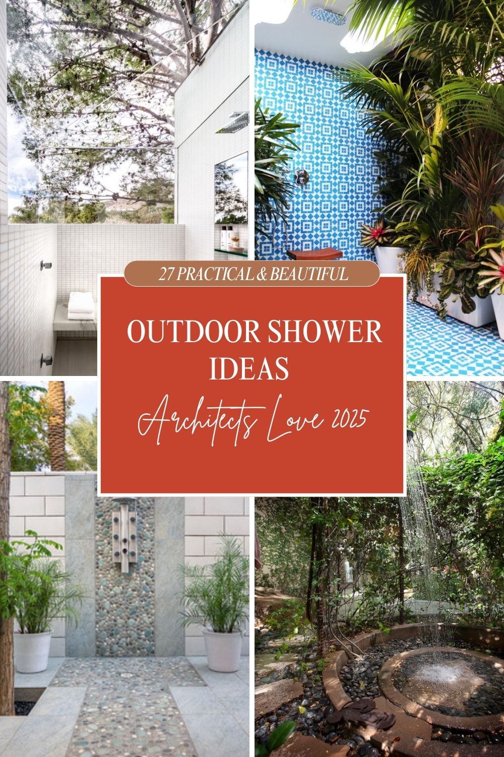 27 Practical & Beautiful Outdoor Shower Ideas Architects Love 2025 ...